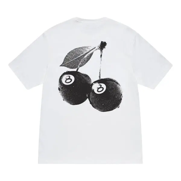 StÜssy Cherries T-shirt Oversized - White