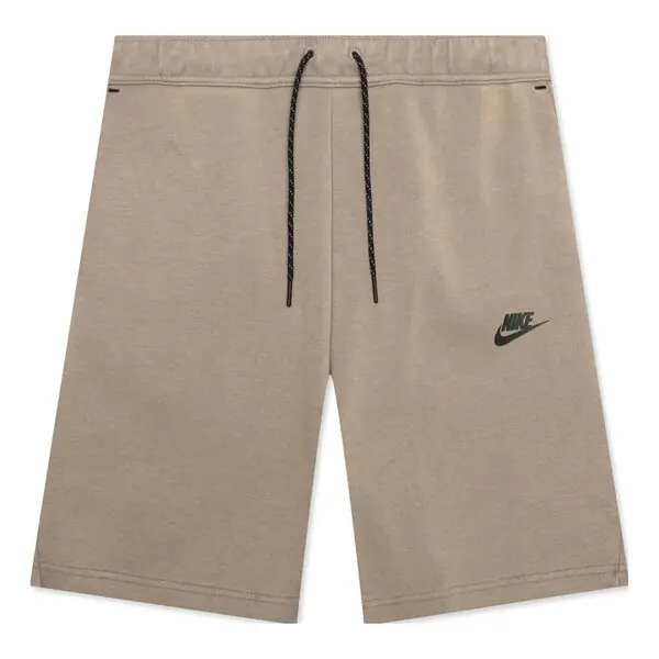 Nike Tech Fleece Washed Shorts - Taupe Haze/black