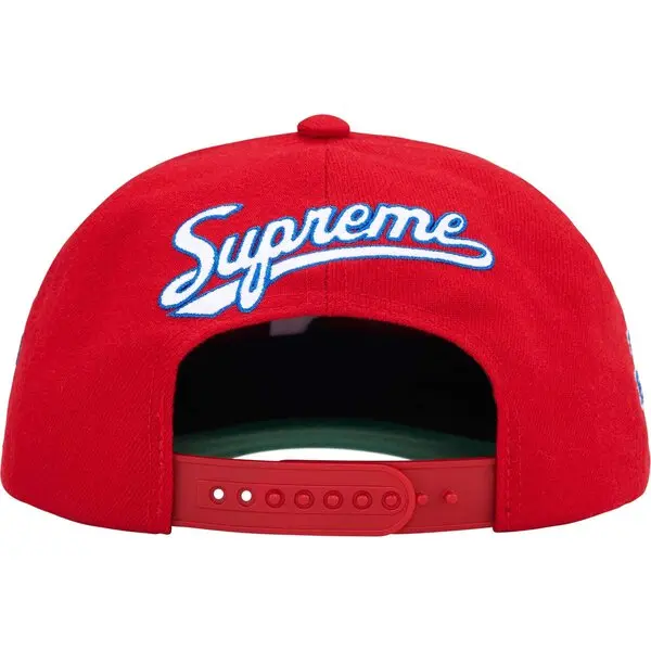 Supreme World Famous S Logo 6-panel Cap - Red