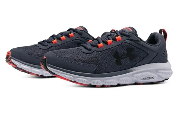 Under Armour Charged Assert 9 Running Sneakers - Black/grey/orange
