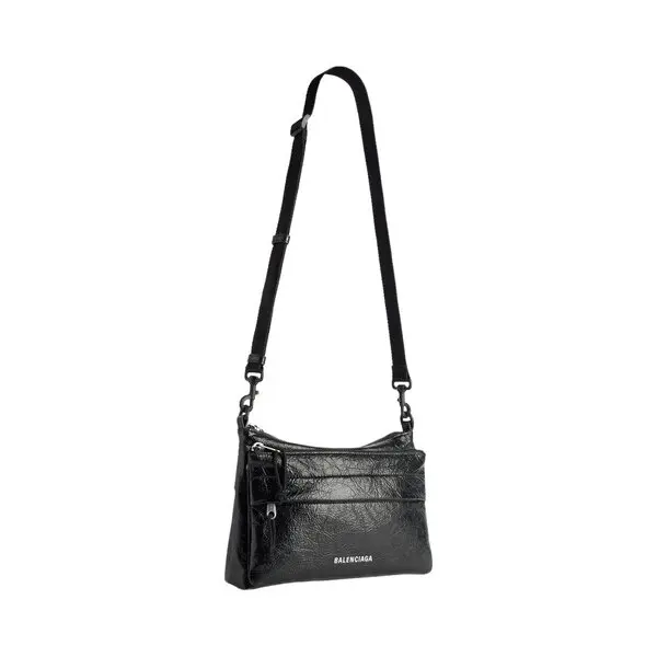 Balenciaga Explorer Double Pouch Messenger Bag