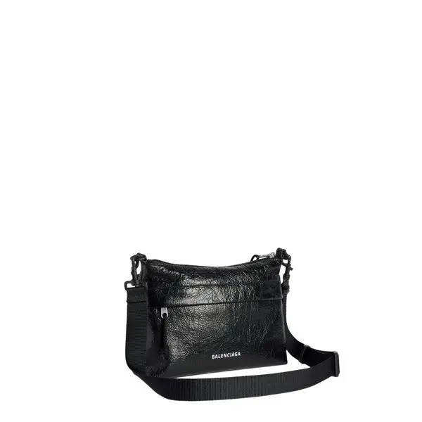 Balenciaga Explorer Double Pouch Messenger Bag