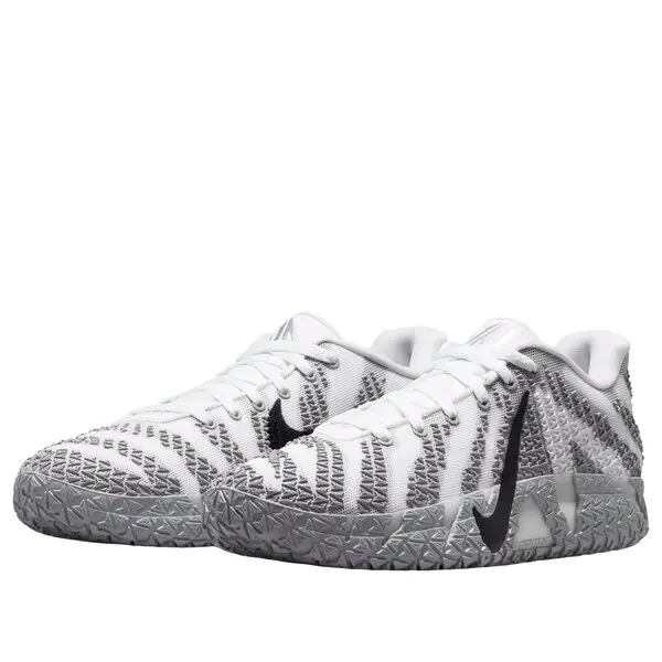 Nike Ja 3 "white Wolf Grey" Sneakers - White/wolf Grey