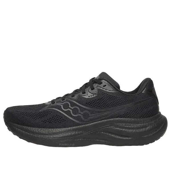 Saucony Ride 19 Athletic Sneakers - Black/black