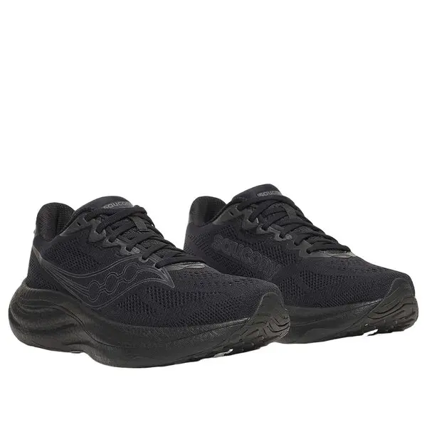 Saucony Ride 19 Athletic Sneakers - Black/black