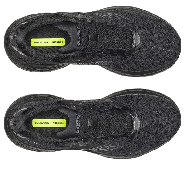 Saucony Ride 19 Athletic Sneakers - Black/black
