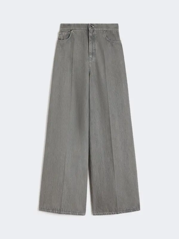 Max Mara Denim Wide-leg Trousers