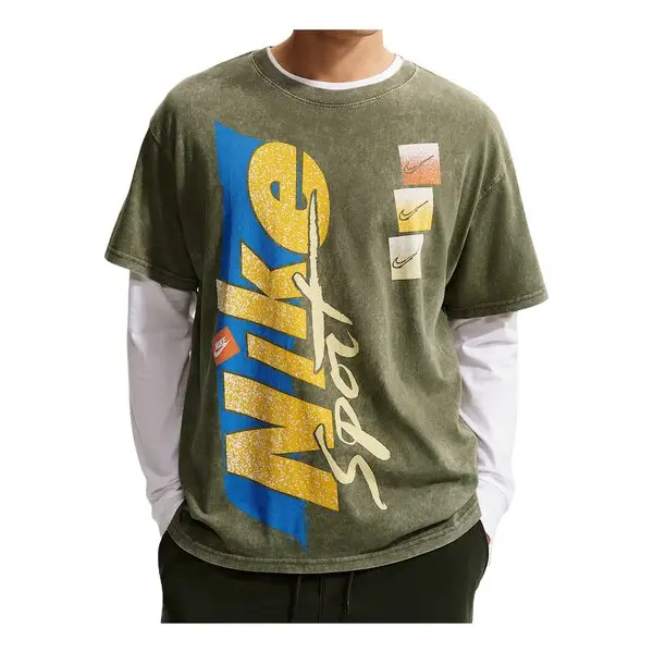 Nike Max90 T-shirt - Medium Olive