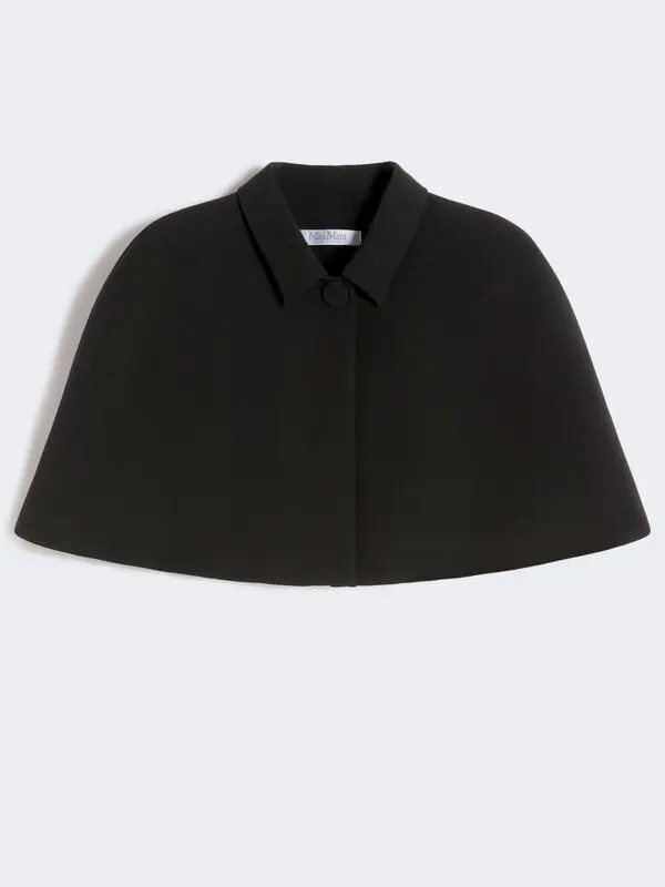 Max Mara Cropped Cady Cape
