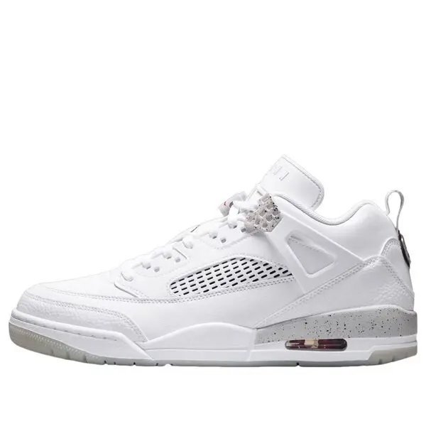 JORDAN Spizike Low 'white Cement - White/grey Fog/fire Red