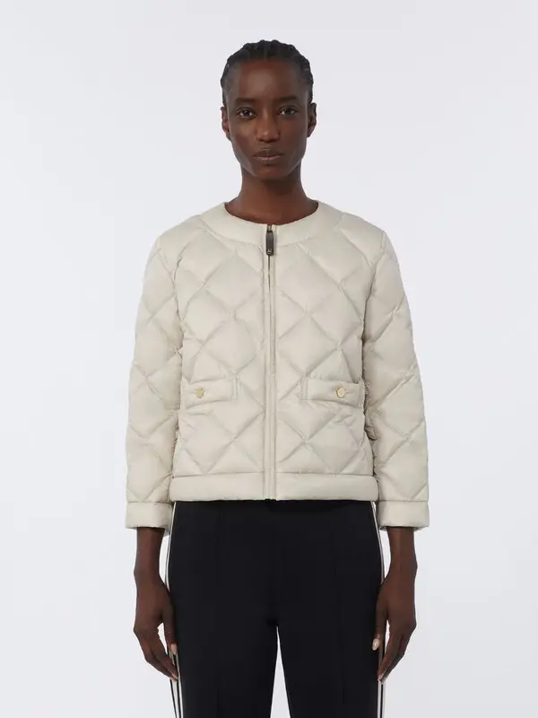 Max Mara Short Water-repellent Canvas Padded Jacket