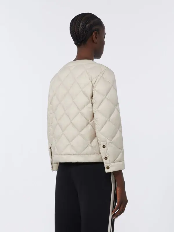 Max Mara Short Water-repellent Canvas Padded Jacket