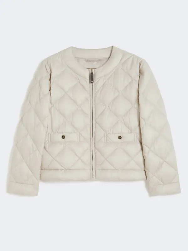 Max Mara Short Water-repellent Canvas Padded Jacket