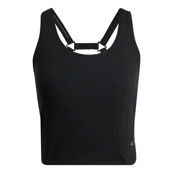 Adidas Parley Run For The Oceans Cropped Tank Top Asia Sizing - Black