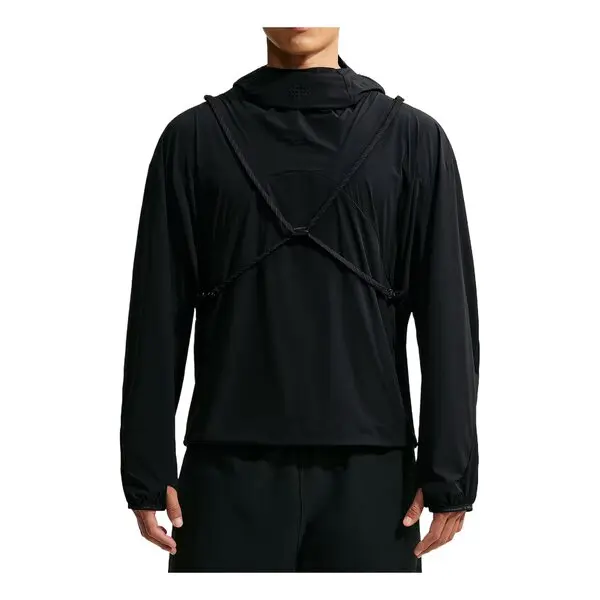 Nike Tech Helios Dri-fit Convertible T-shirt - Black/anthracite