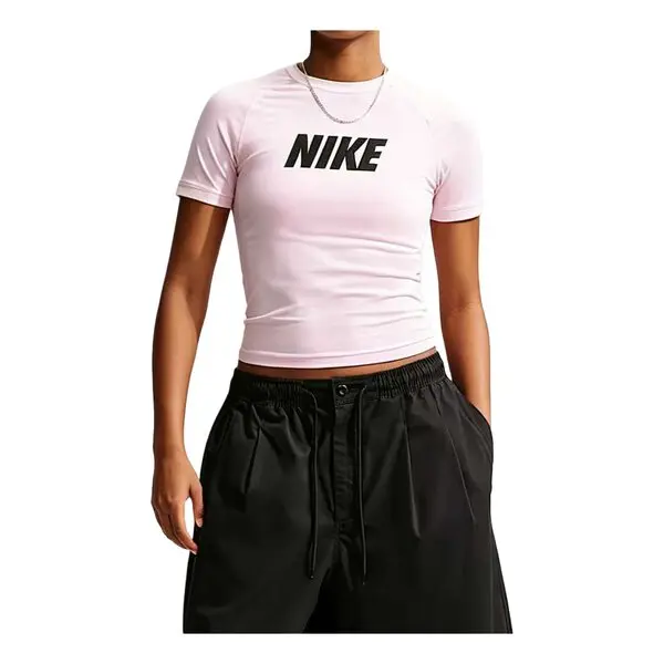 Nike Fitted T-shirt - Pink Foam/sail