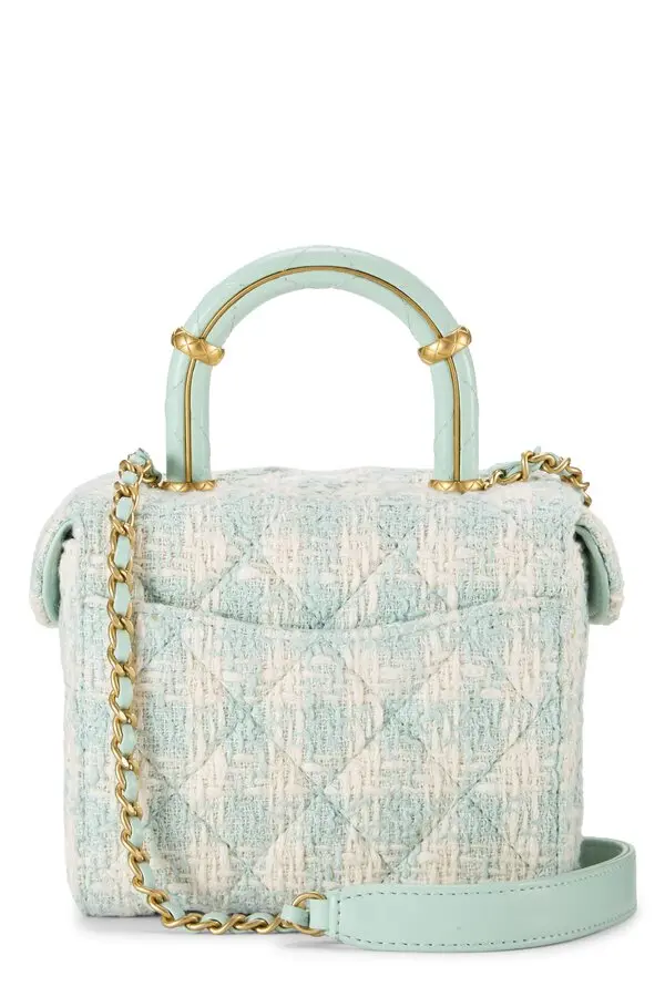 Chanel Quilted Tweed Crush Vanity Case