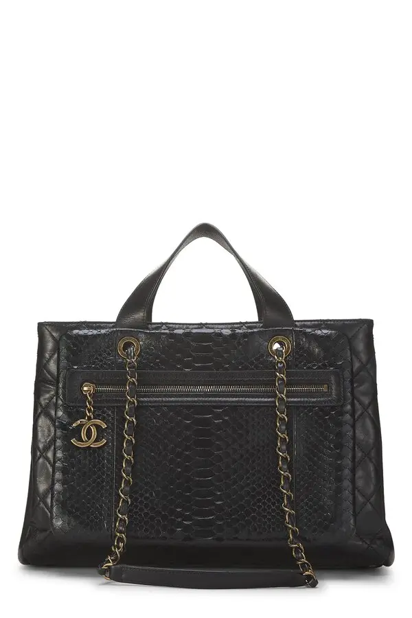 Chanel Calfskin Urban Mix Tote - Black