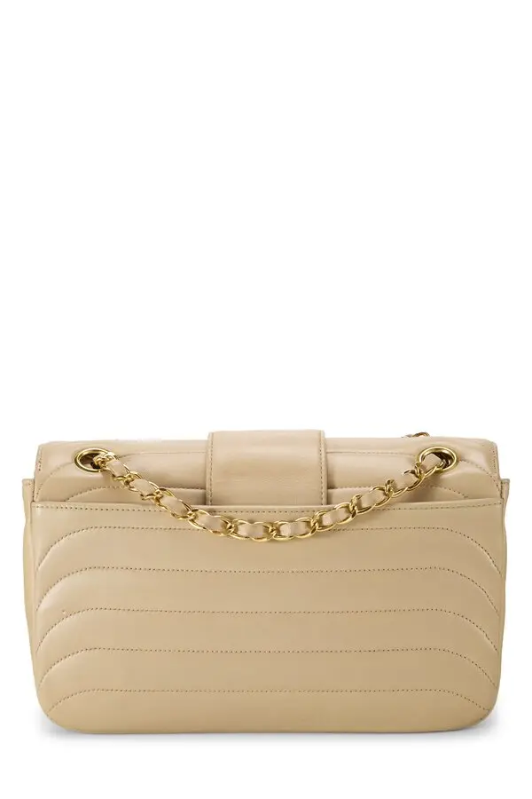Chanel Quilted Lambskin Double Round Flap Small