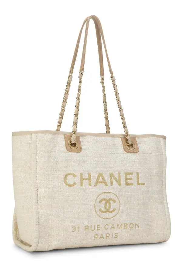 Chanel Deauville Raffia Tote