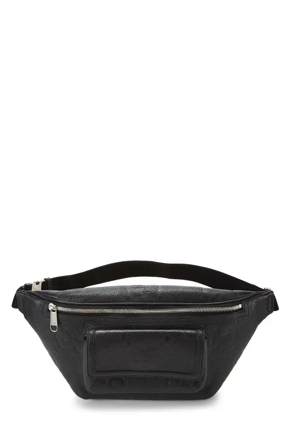Gucci Ssima Leather Belt Bag - Black