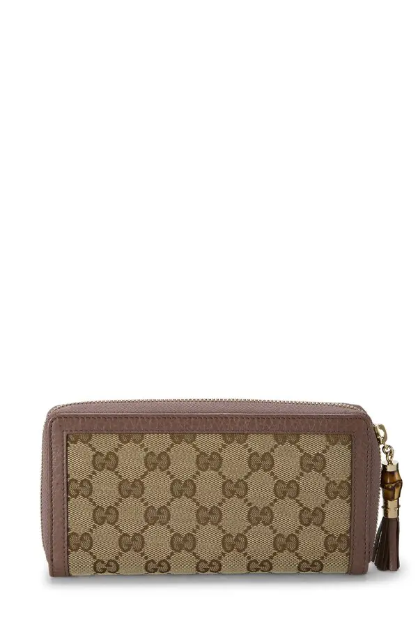 Gucci Original Gg Canvas Zip Around Wallet
