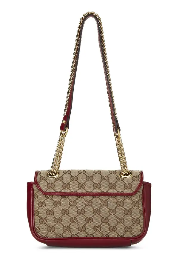 Gucci Gg Canvas Marmont Shoulder Bag