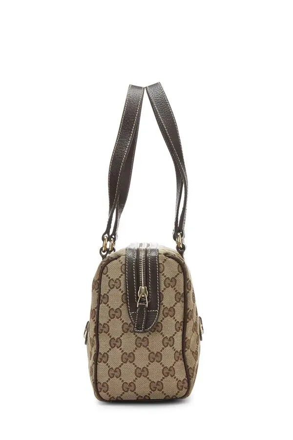 Gucci Original Gg Canvas Charmy Boston Handbag