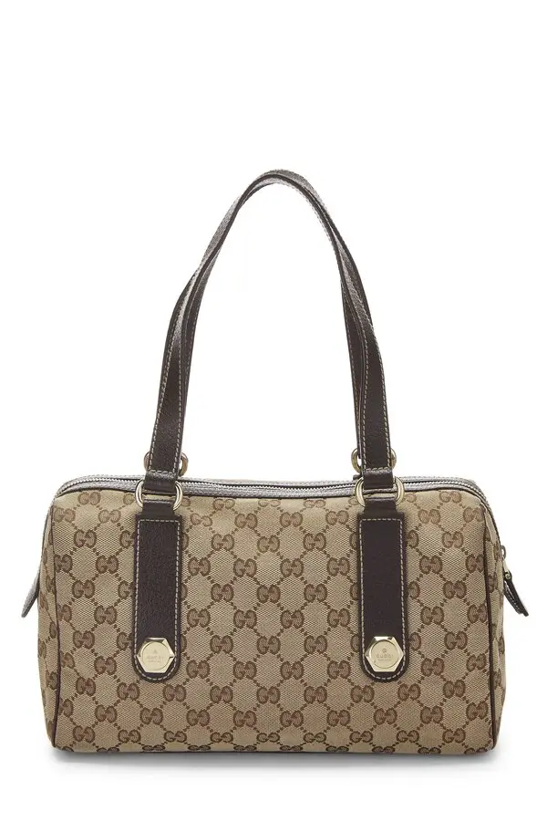 Gucci Original Gg Canvas Charmy Boston Handbag