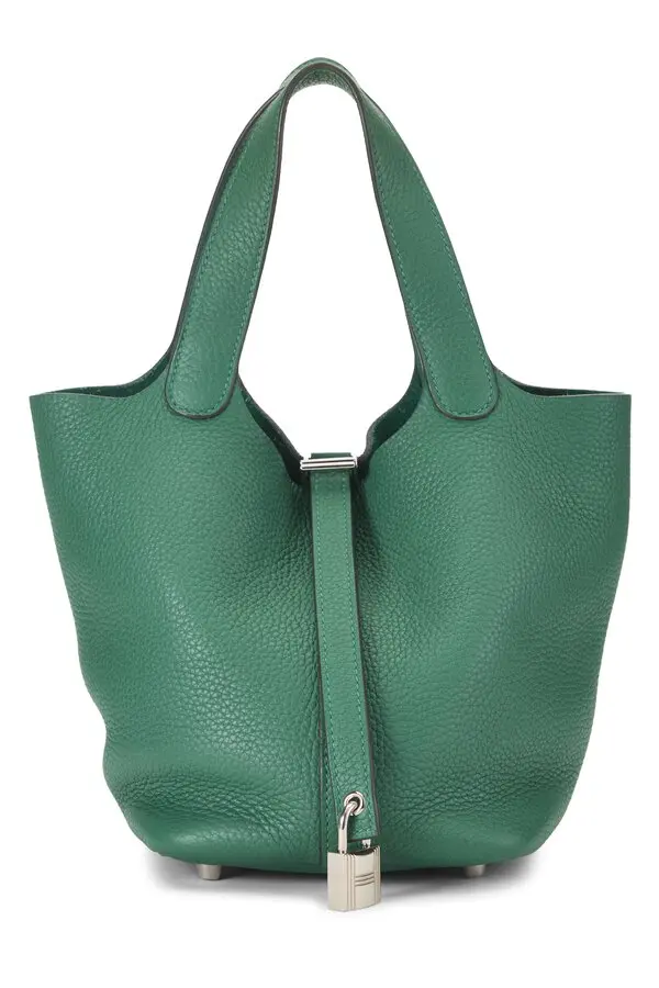Hermès Clemence Picotin Lock 18 - Green