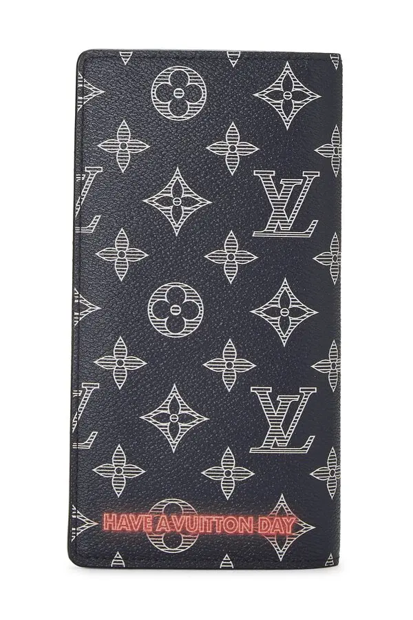 LOUIS VUITTON Monogram Upside Down Brazza Continental Wallet