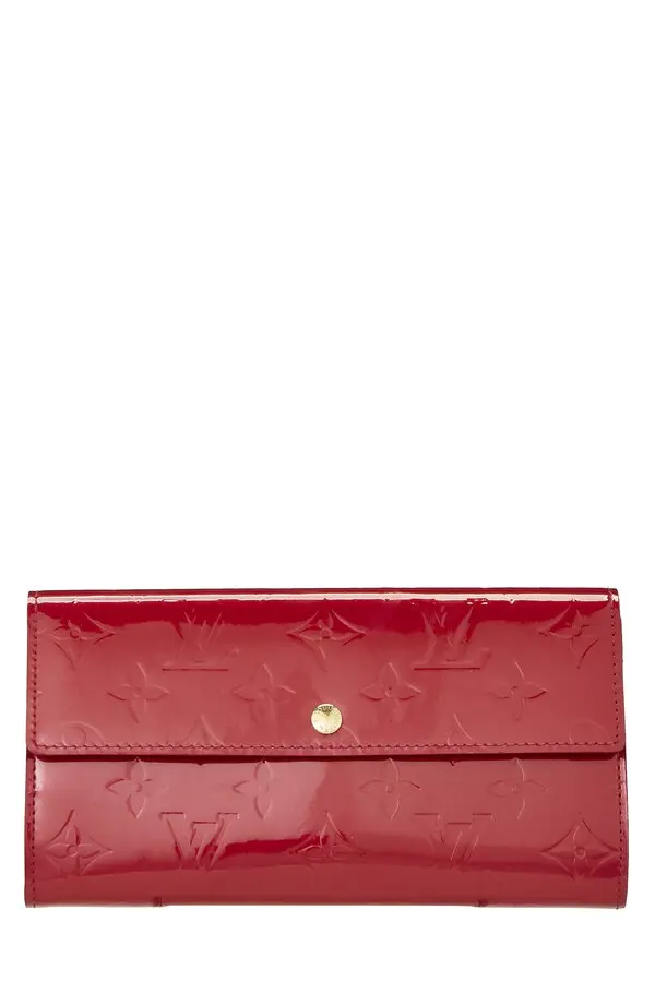 LOUIS VUITTON Monogram Vernis Sarah - Red