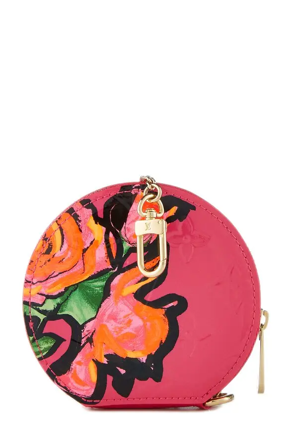 LOUIS VUITTON Stephen Sprouse X Monogram Vernis Roses Chapeau