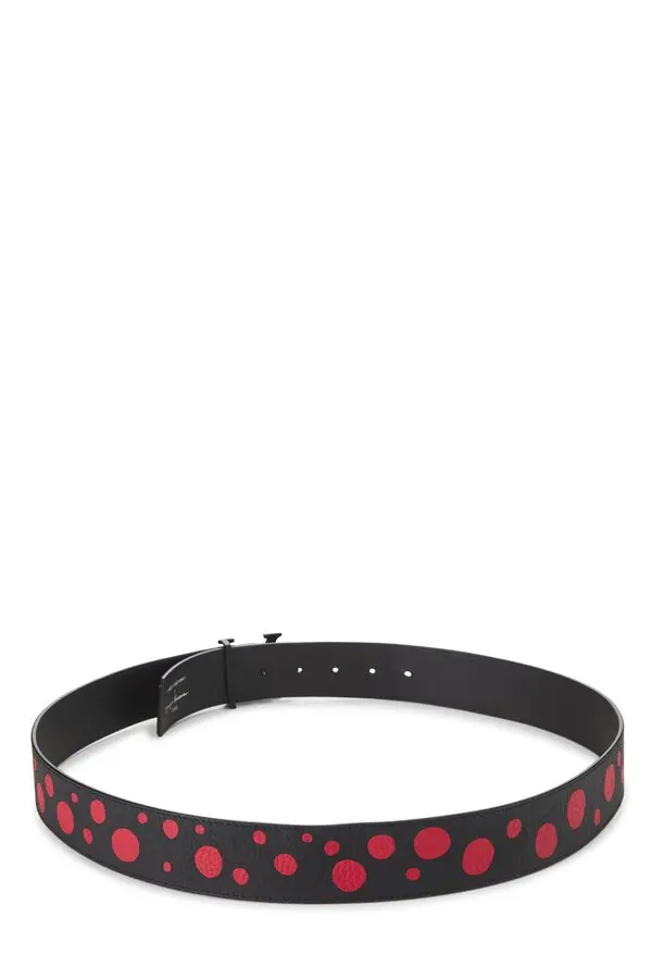 LOUIS VUITTON Yayoi Kusama Taurillon Leather Belt