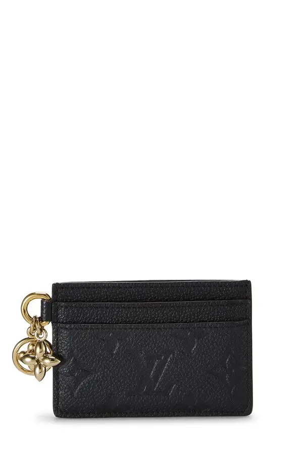 LOUIS VUITTON Monogram Empreinte Charms Card Holder