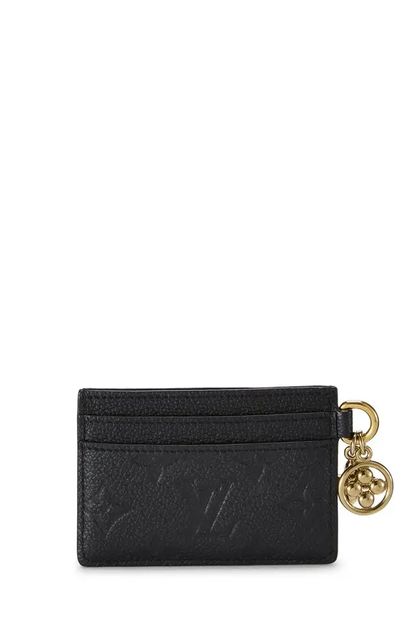 LOUIS VUITTON Monogram Empreinte Charms Card Holder