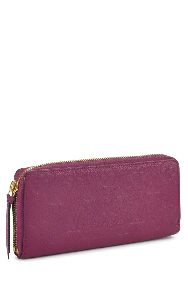 LOUIS VUITTON Aurore Empreinte Clemence Wallet