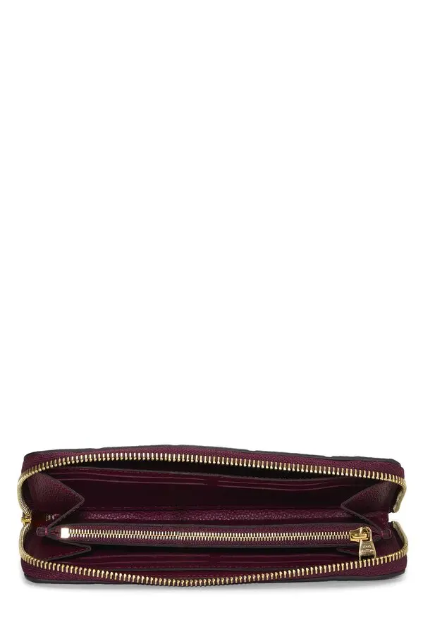 LOUIS VUITTON Aurore Empreinte Clemence Wallet - Purple