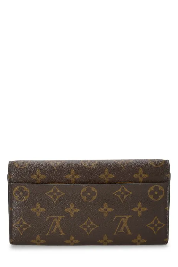 LOUIS VUITTON Monogram Flower Lock Wallet