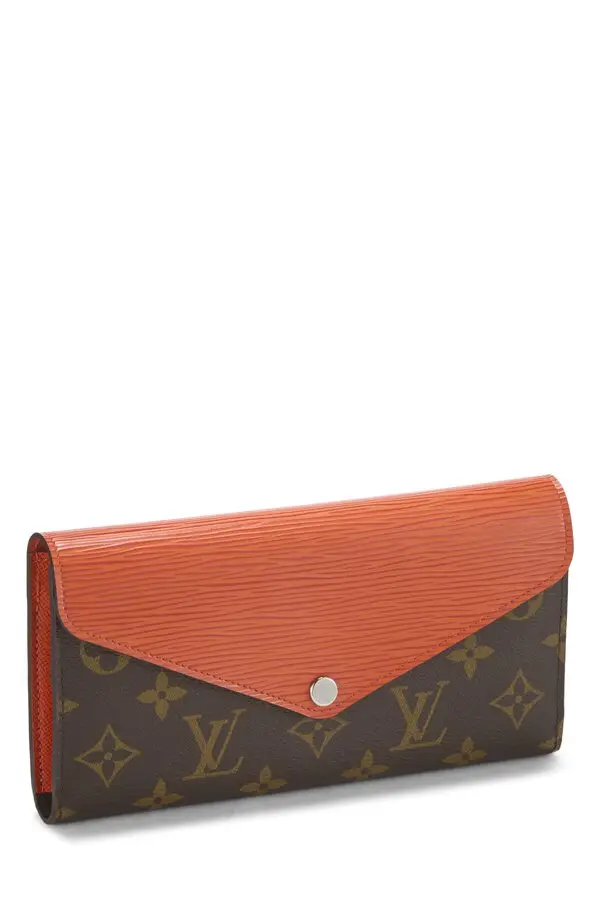 LOUIS VUITTON Epi & Monogram Canvas Marie-lou Long Wallet