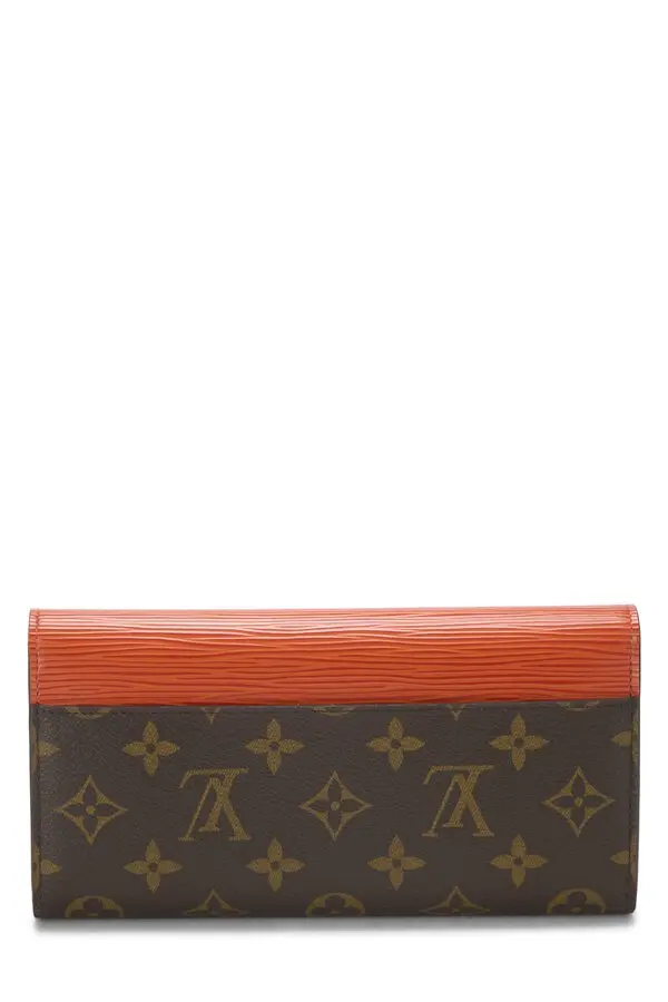 LOUIS VUITTON Epi & Monogram Canvas Marie-lou Long Wallet