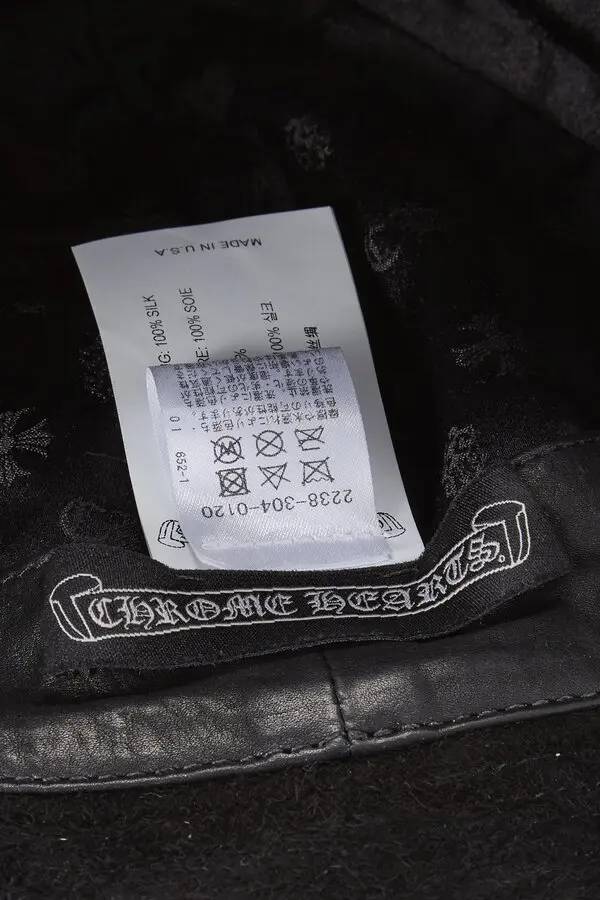 Chrome Hearts Suede Bucket Hat