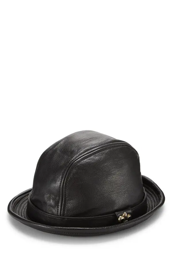 Chrome Hearts Leather Fedora