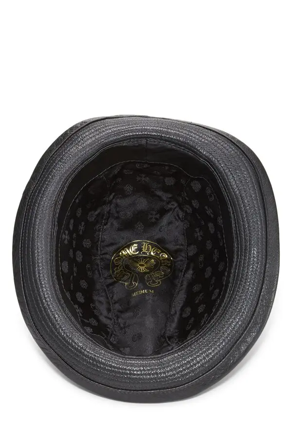 Chrome Hearts Leather Fedora