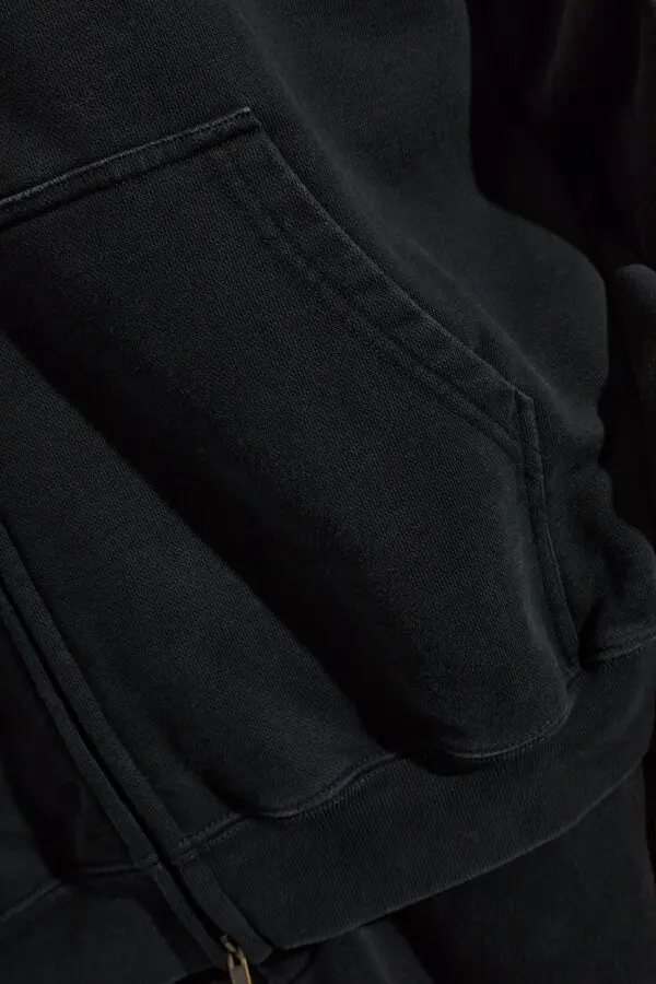 Vetements Long-sleeved Zip-up Hoodie