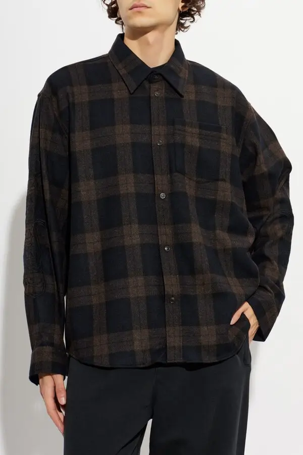 Vetements Long-sleeved Plaid Shirt