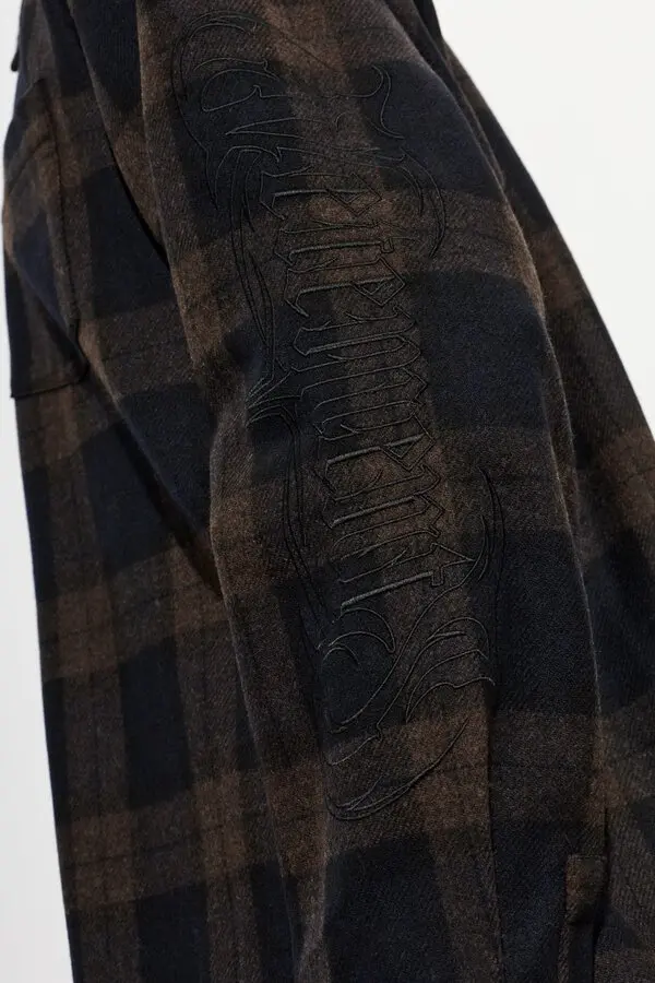 Vetements Long-sleeved Plaid Shirt