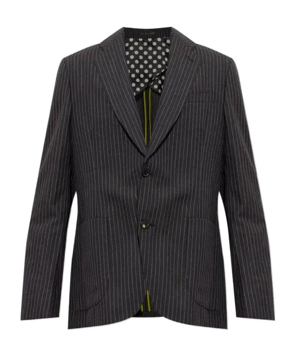 Paul Smith Long-sleeved Suit Jacket - Grey