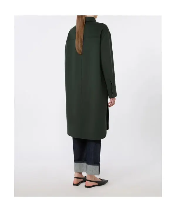 Max Mara Virgin Wool Button-down Coat