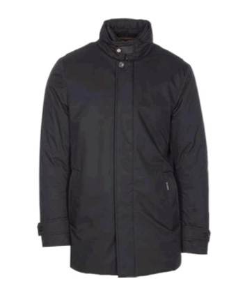 MOORER Long-sleeved Stand-up Collar Jacket - Black